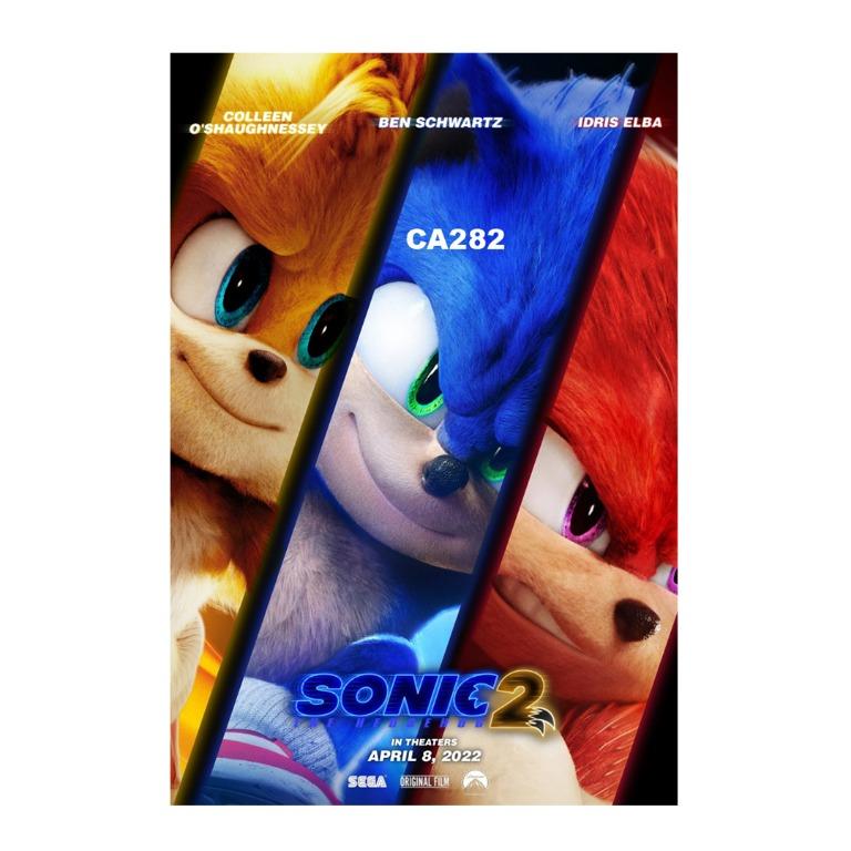 SONIC THE HEDGEHOG 2 (2022) MOVIE POSTERS (PART 3), Hobbies & Toys ...
