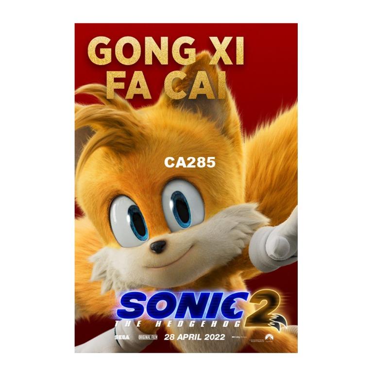 SONIC THE HEDGEHOG 2 (2022) MOVIE POSTERS (PART 4), Hobbies & Toys ...