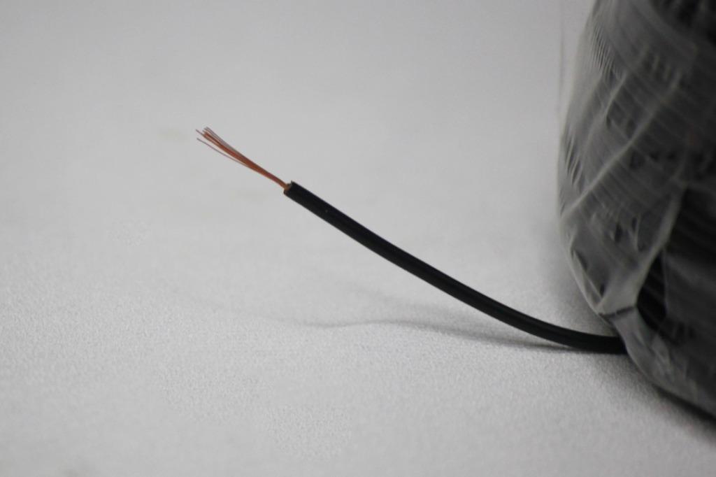 SPEAKER WIRE BLACK TF#22WH STRANDED AWG, ELECTRICAL COOPER CABLE LED ...