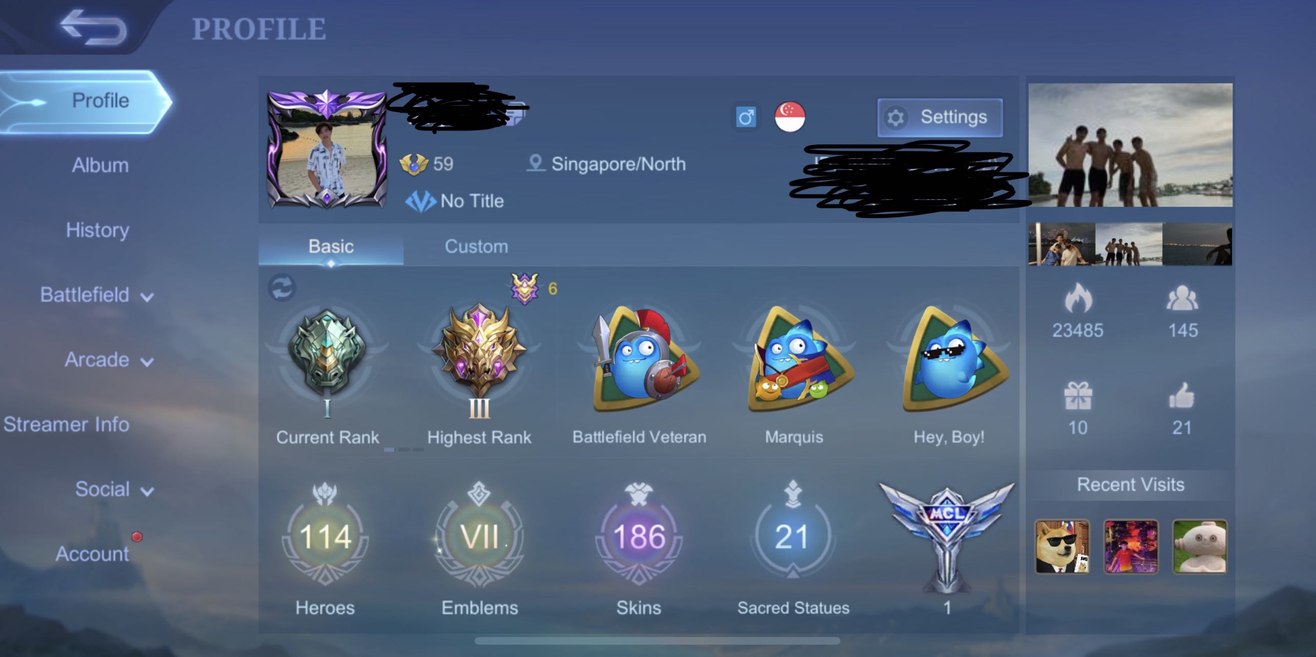 STACKED Legend ML account, Video Gaming, Gaming Accessories, Game Gift ...