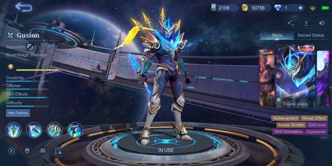 STACKED Legend ML account, Video Gaming, Gaming Accessories, Game Gift ...