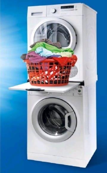 Stacking kits for Washing machine/dryer with slide out drawer., TV ...