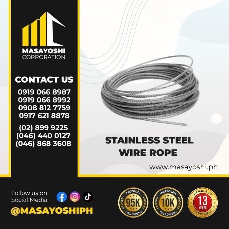 Stainless Steel Wire Rope \ Wrie Rope | Rope | Stainless Steel | SS ...