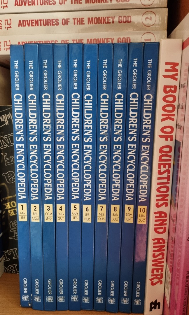 The grolier children encyclopedia, Hobbies & Toys, Books & Magazines ...