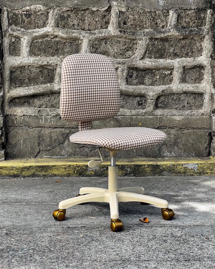 Upcycled Ergo Brand Checkered Swivel Task Chair, Furniture & Home ...