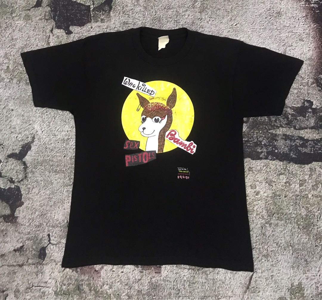 Vintage Sex Pistols Who Killed Bambi Mens Fashion Tops And Sets