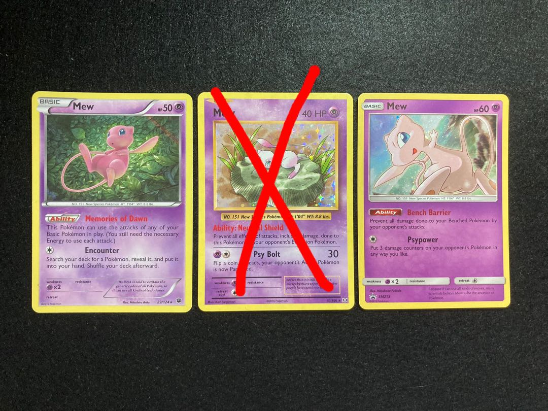 Vintage Ultra Rare Mew - Xy Bw Promo - Pokemon Tcg, Hobbies & Toys ...