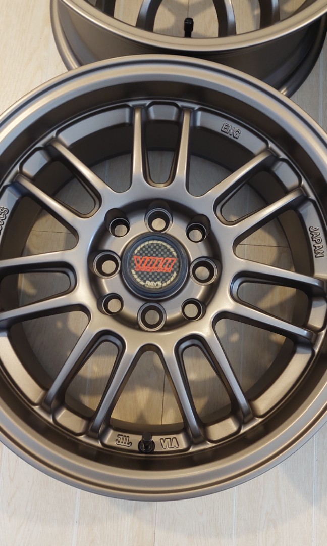 Volk Rays RE30 size 15, Car Parts & Accessories, Mags and Tires on ...