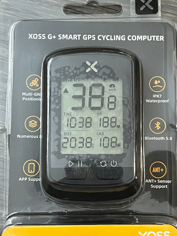 XOSS G + smart GPS Cycling computer, Sports Equipment, Bicycles & Parts ...