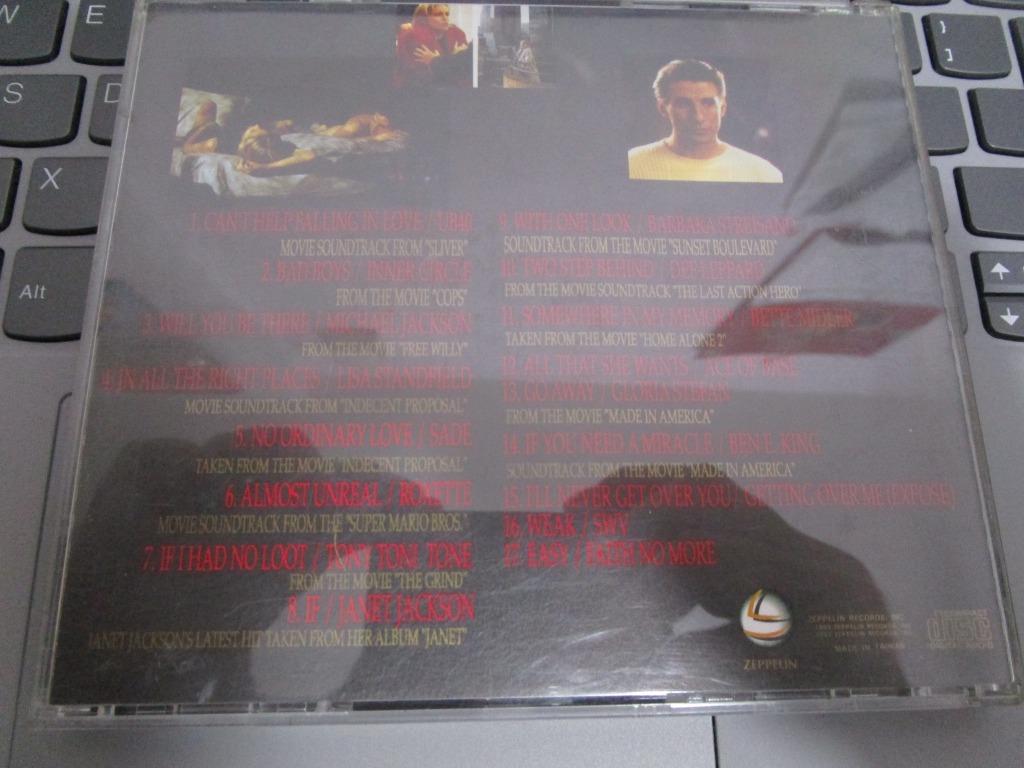 銀色獵物 Sliver special movie soundtrack edition 台版 Michael Jackson UB40 ...