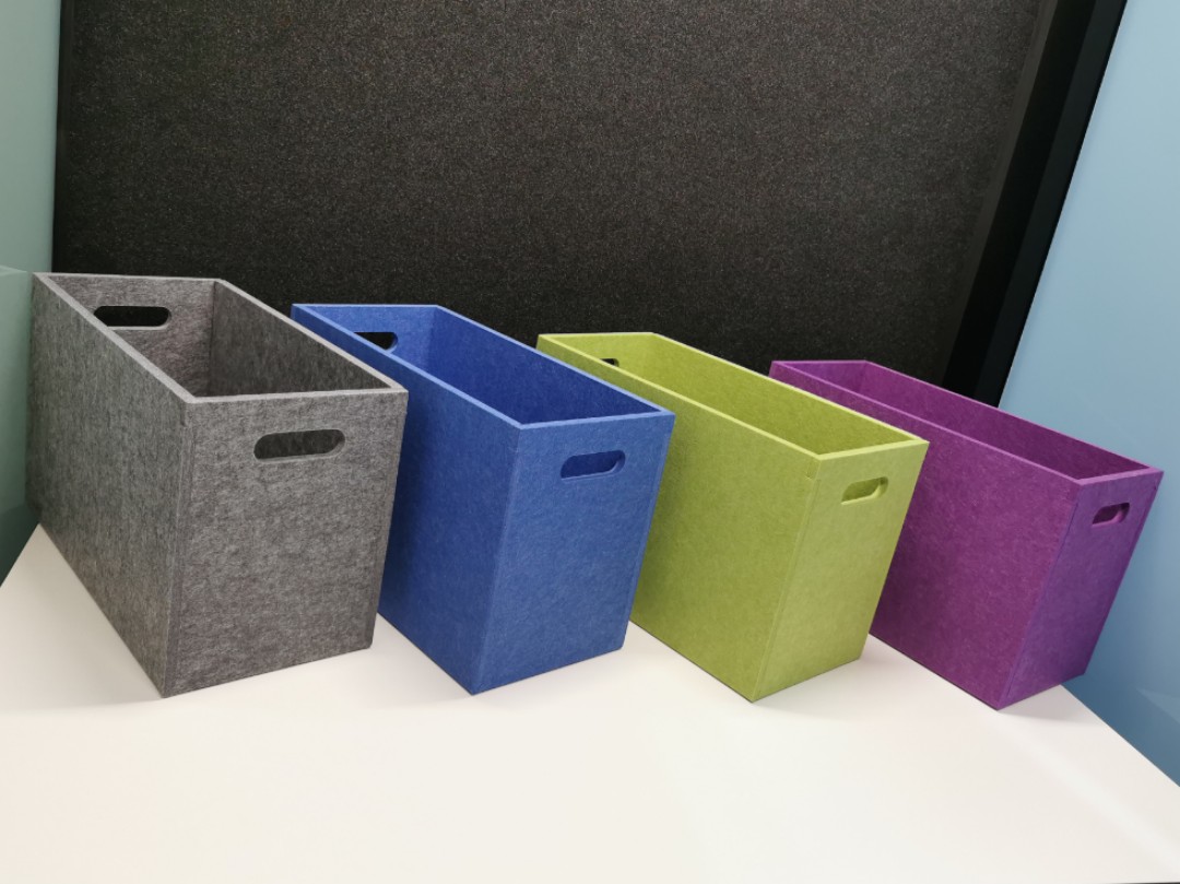 Acoustic Felt Storage Box, Furniture & Home Living, Furniture, Shelves ...