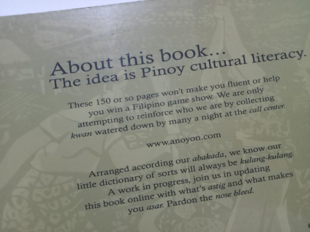 Ano 'yon? Ano 'yan? The whats and whys of being Filipino, Hobbies ...
