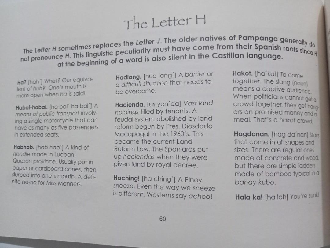 Ano 'yon? Ano 'yan? The whats and whys of being Filipino, Hobbies ...