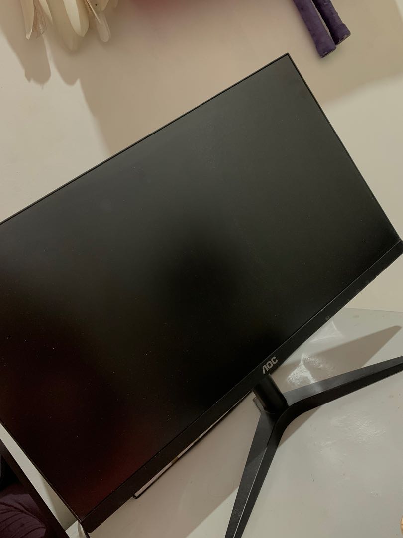 AOC 19" Frameless Full HD HDMI Monitor, Computers & Tech, Desktops on ...