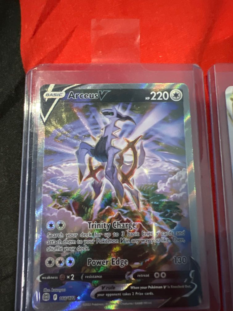 Arceus V AA and Arceus Vstar RR, Hobbies & Toys, Toys & Games on Carousell