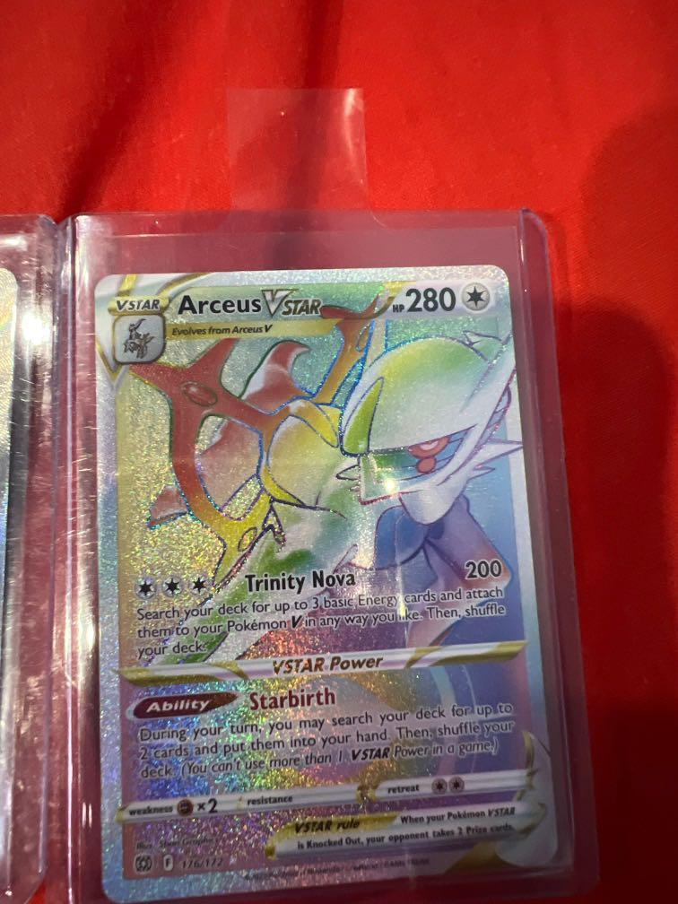 Arceus V AA and Arceus Vstar RR, Hobbies & Toys, Toys & Games on Carousell