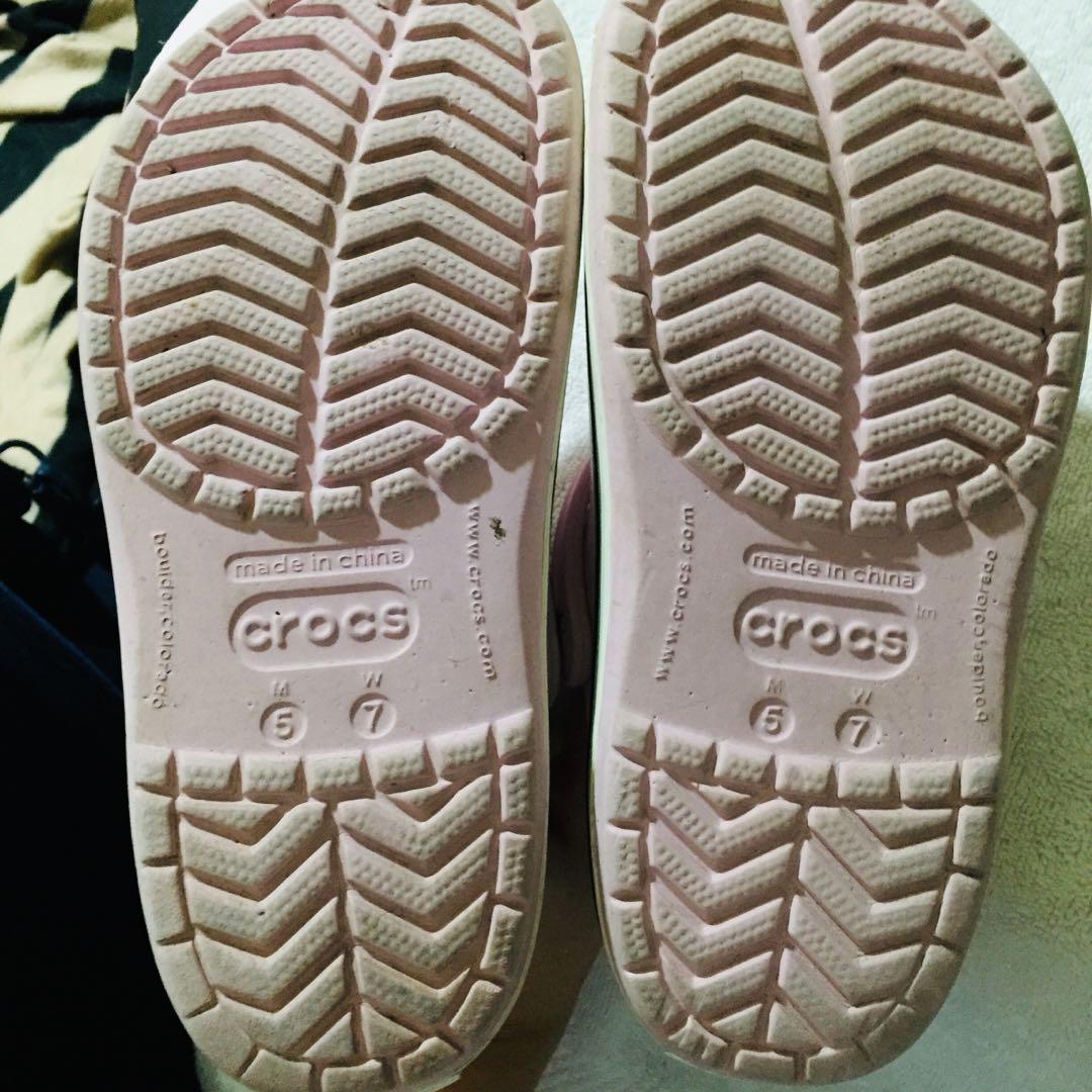 Authentic Crocs- light pink, Women's Fashion, Footwear, Slippers and ...