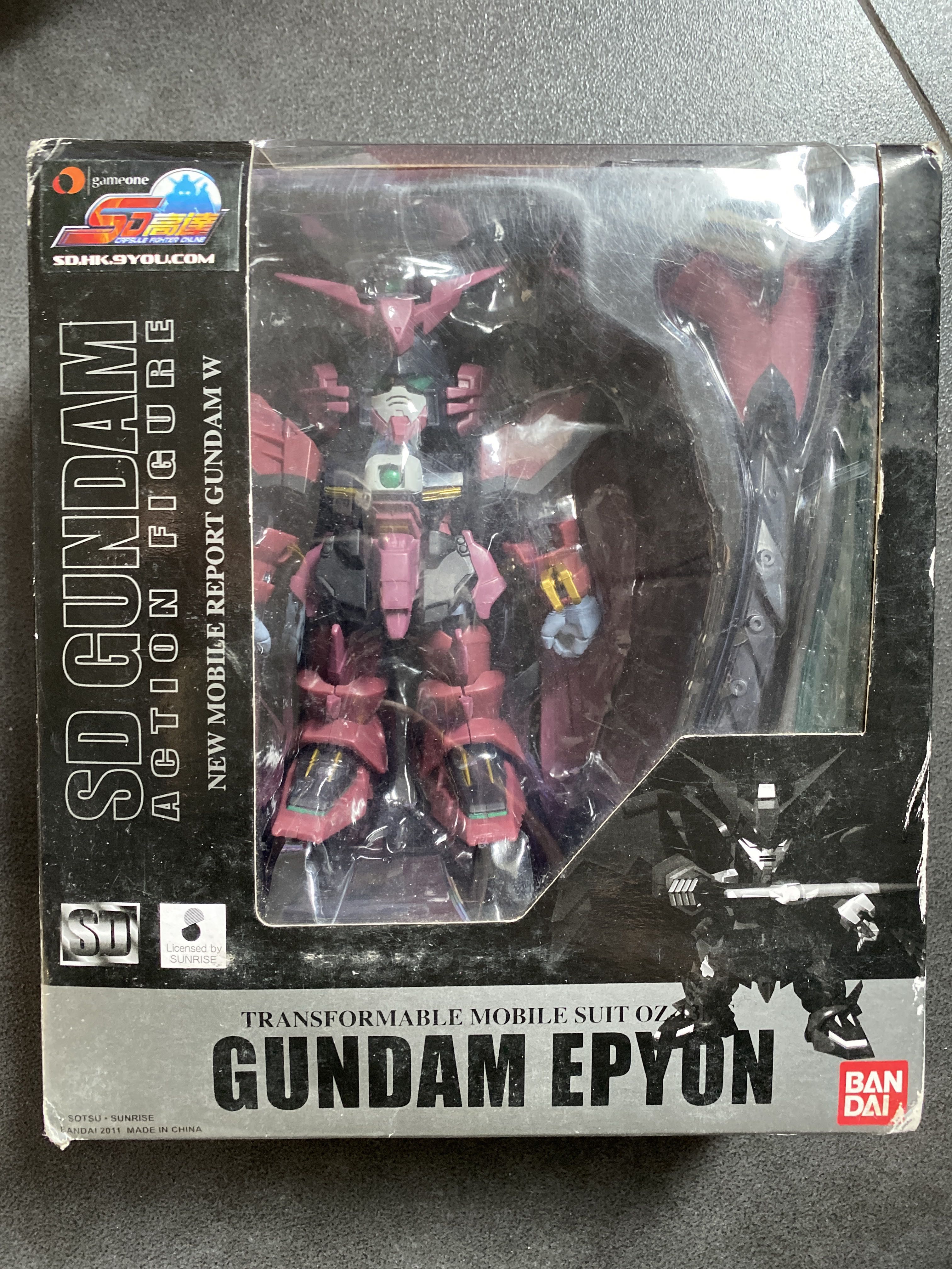 Bandai 全新 SD GUNDAM ACTION FIGURE GUNDAM EPYON, 興趣及遊戲, 玩具 & 遊戲類 - Carousell