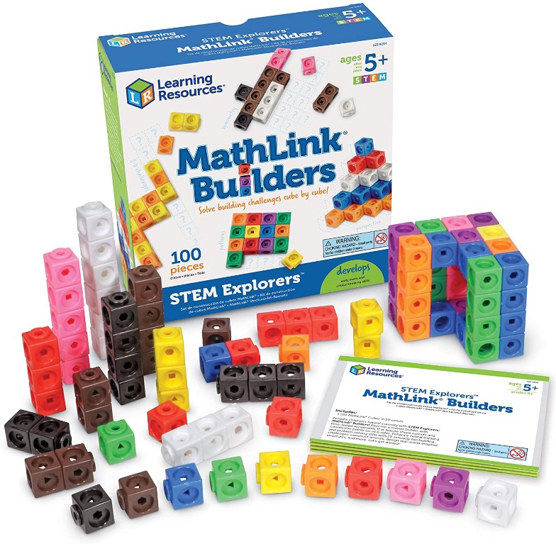 BNIB: Learning Resources STEM Explorers: Mathlink Builders, 100 Piece ...