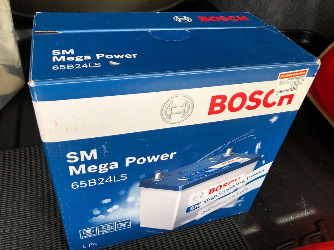 Bosch car battery 65B24LS, Car Accessories, Accessories on Carousell