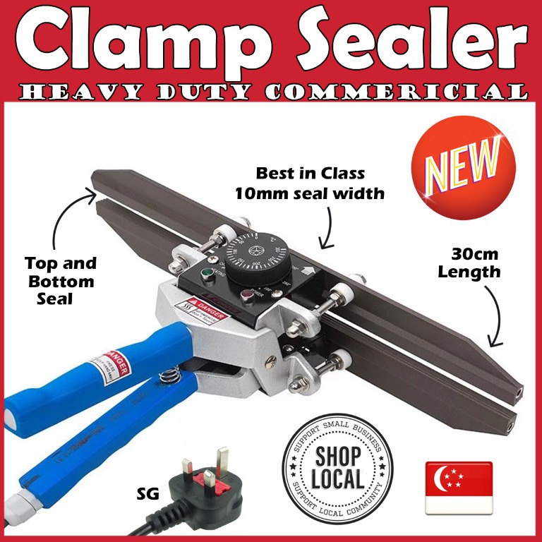 Brand New Clamp Sealer Portable Hand Held Heat Sealer, Crimp Heat ...