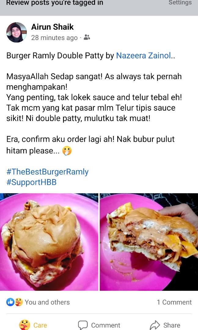 Burger Ramly / Roti John / Tahu Begedil, Food & Drinks, Local Eats on ...