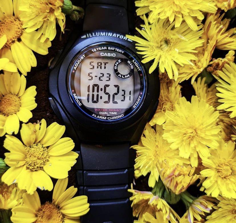 Casio Illuminator F-200W-1A Digital Quartz F200W-1A Black F200 Brand New, Men's Fashion, Watches ...