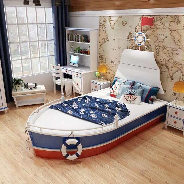 Children Nautical Ship bed frame, Furniture & Home Living, Furniture ...