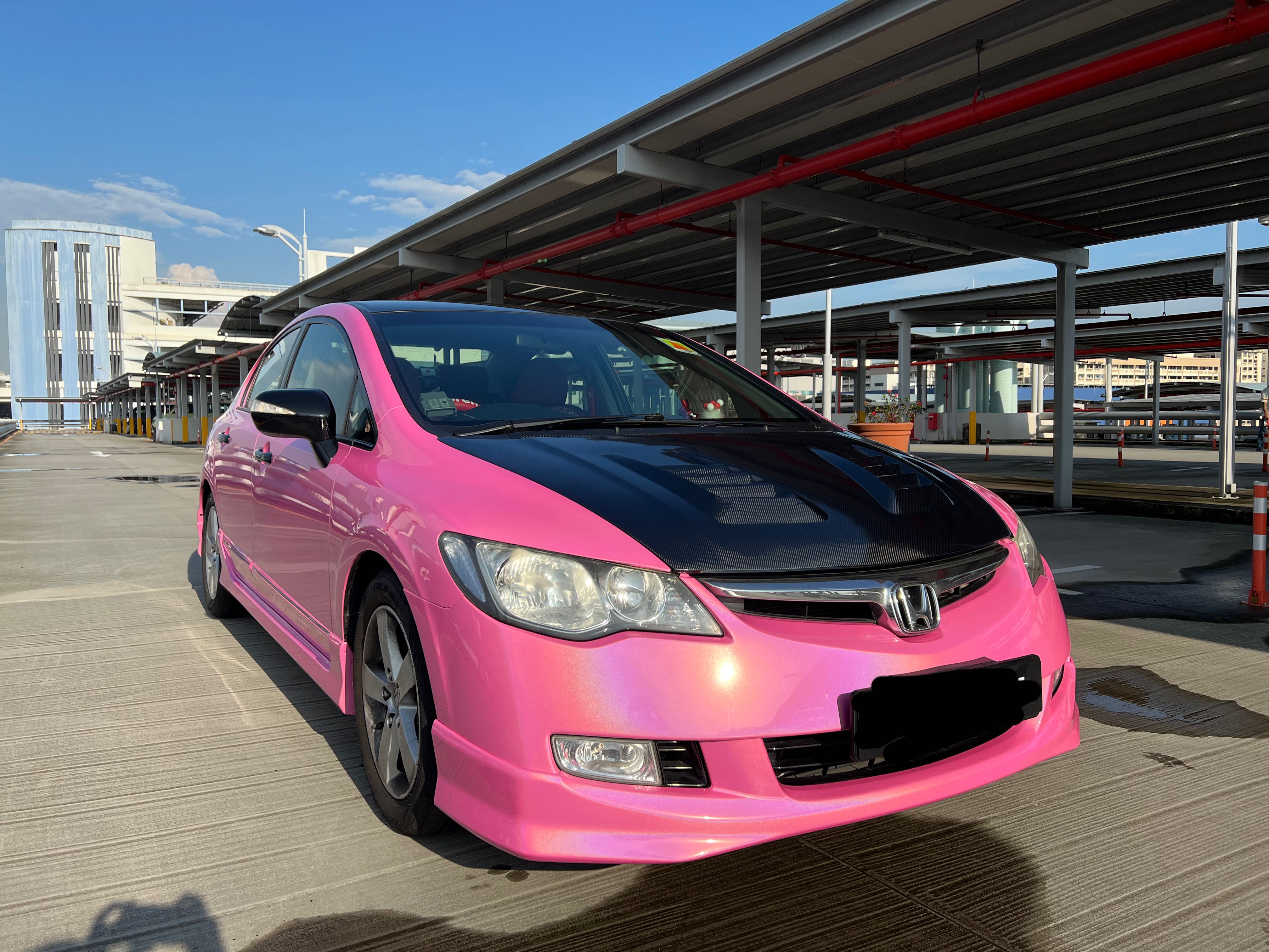 Civic FD full wrap holographic pink!, Car Accessories, Accessories on ...