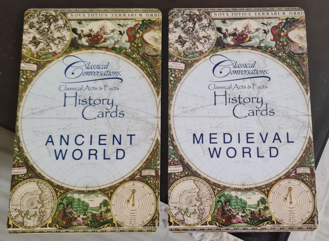 Classical conversation history time-line cards, Hobbies & Toys, Books ...