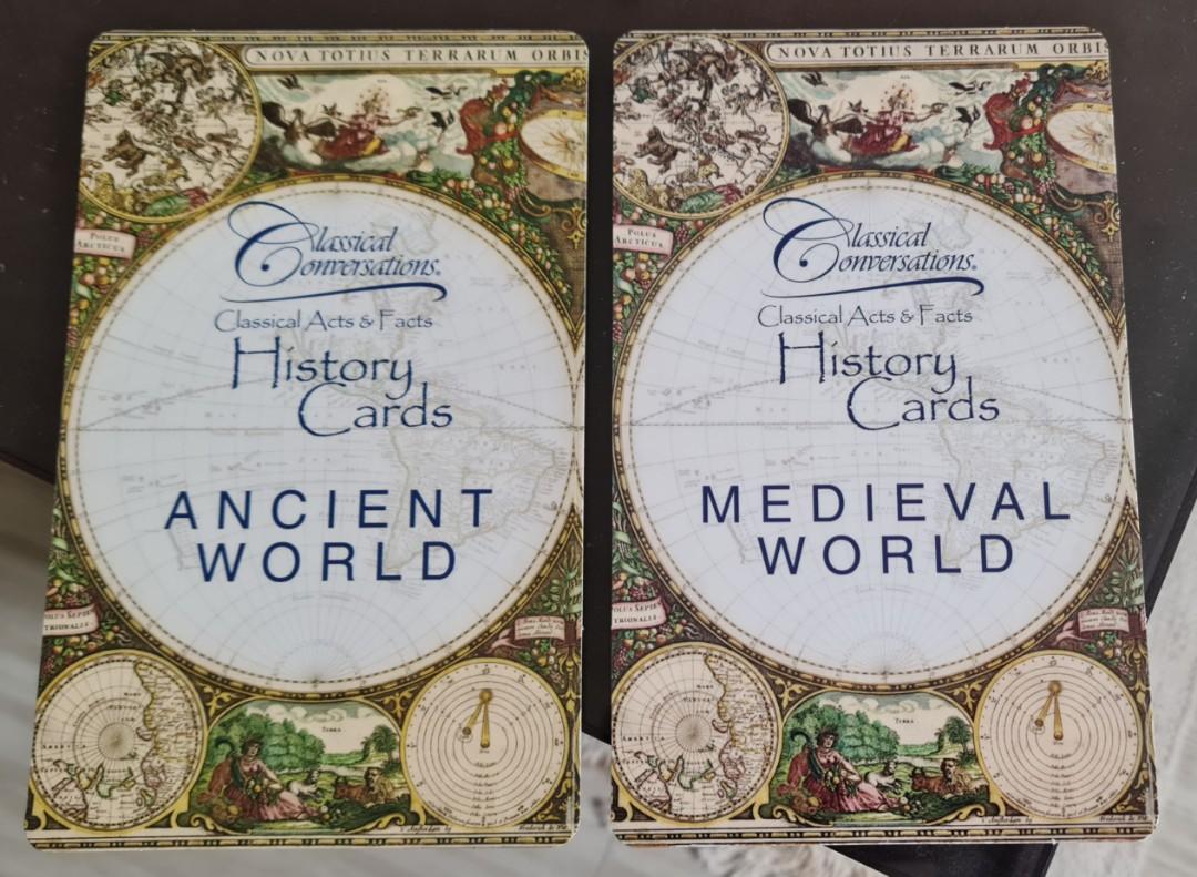 Classical conversation history time-line cards, Hobbies & Toys, Books ...