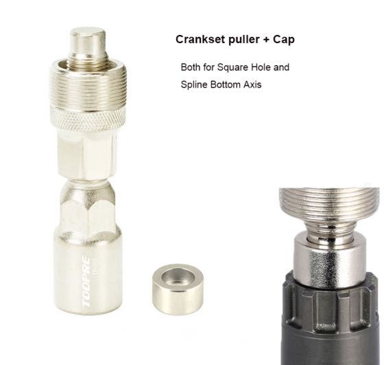 Crank Arm Tool 2in1 Crank Extractor Removal Spline & Normal Square ...