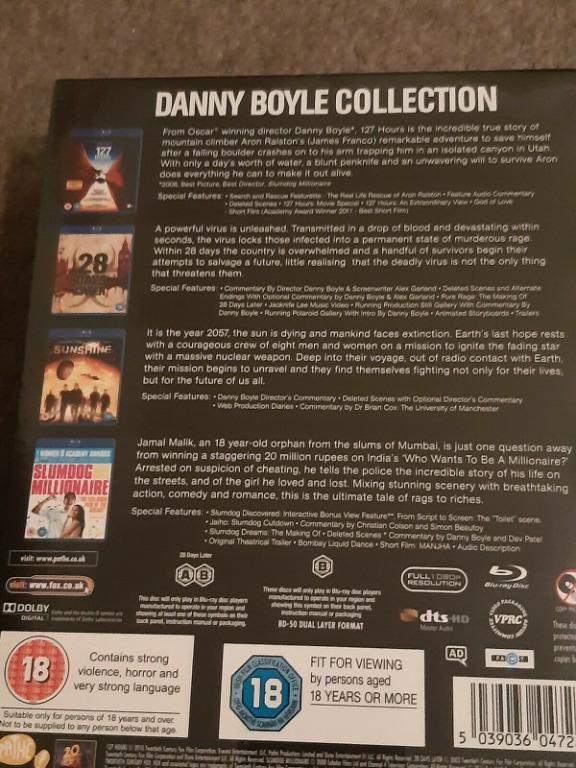Danny Boyle Collection Blu-ray, Hobbies & Toys, Music & Media, CDs ...