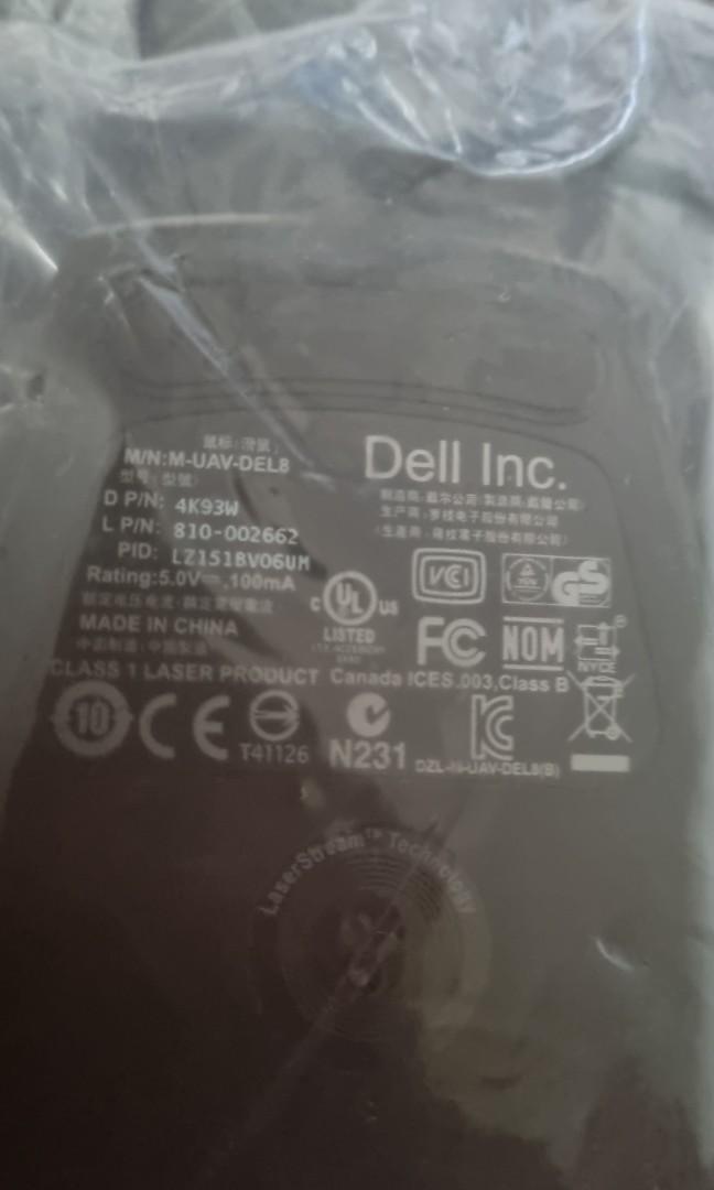 Dell mouse (M-UAV-DEL8), Computers & Tech, Parts & Accessories, Mouse ...