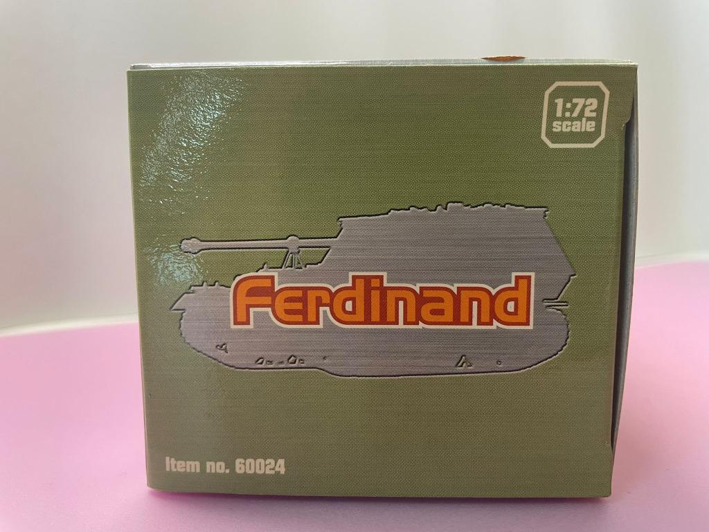 Dragon Armor 60024 Ferdinand, s.Pz.Jg.Abt.654, Kursk 1943 坦克 成品 模型, 興趣及 ...