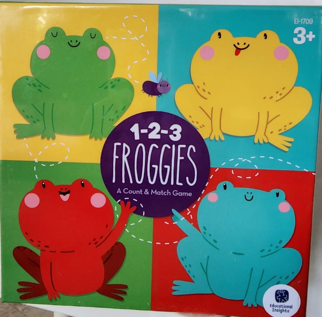 Educational Game - 1-2-3 Froggies (Match & Count) Game, Hobbies & Toys ...