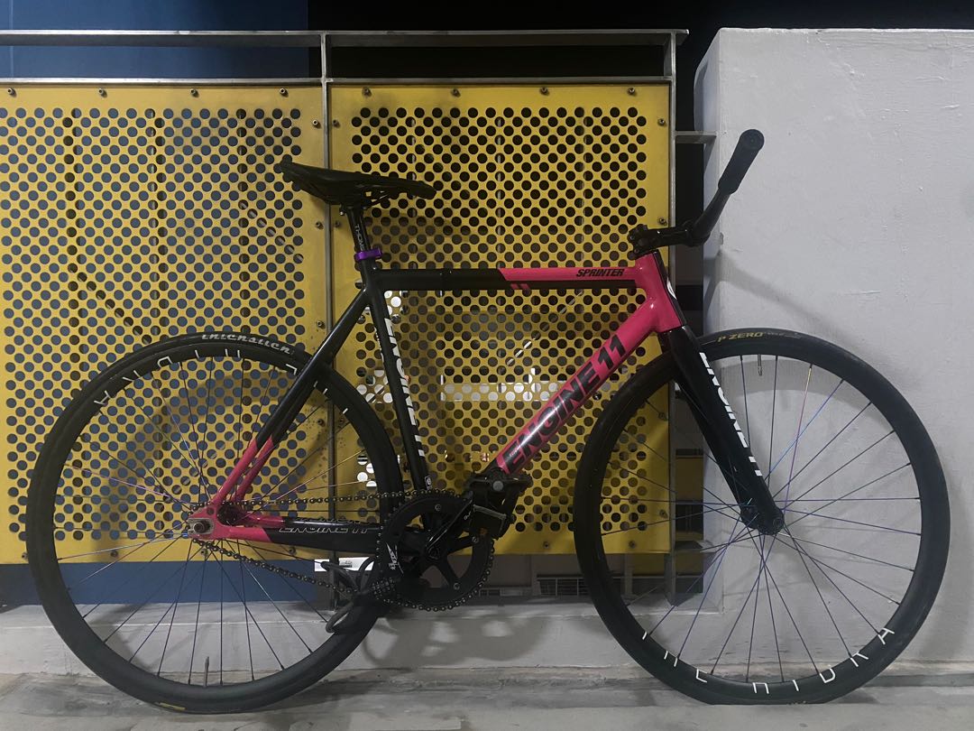 Engine 11 pink sprinter TEST MARKET, Sports Equipment, Bicycles & Parts ...