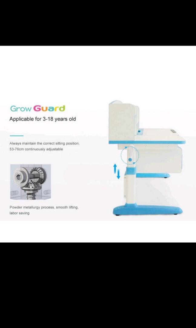 Totguard Ergonomic kid study table and chair, Furniture & Home Living ...