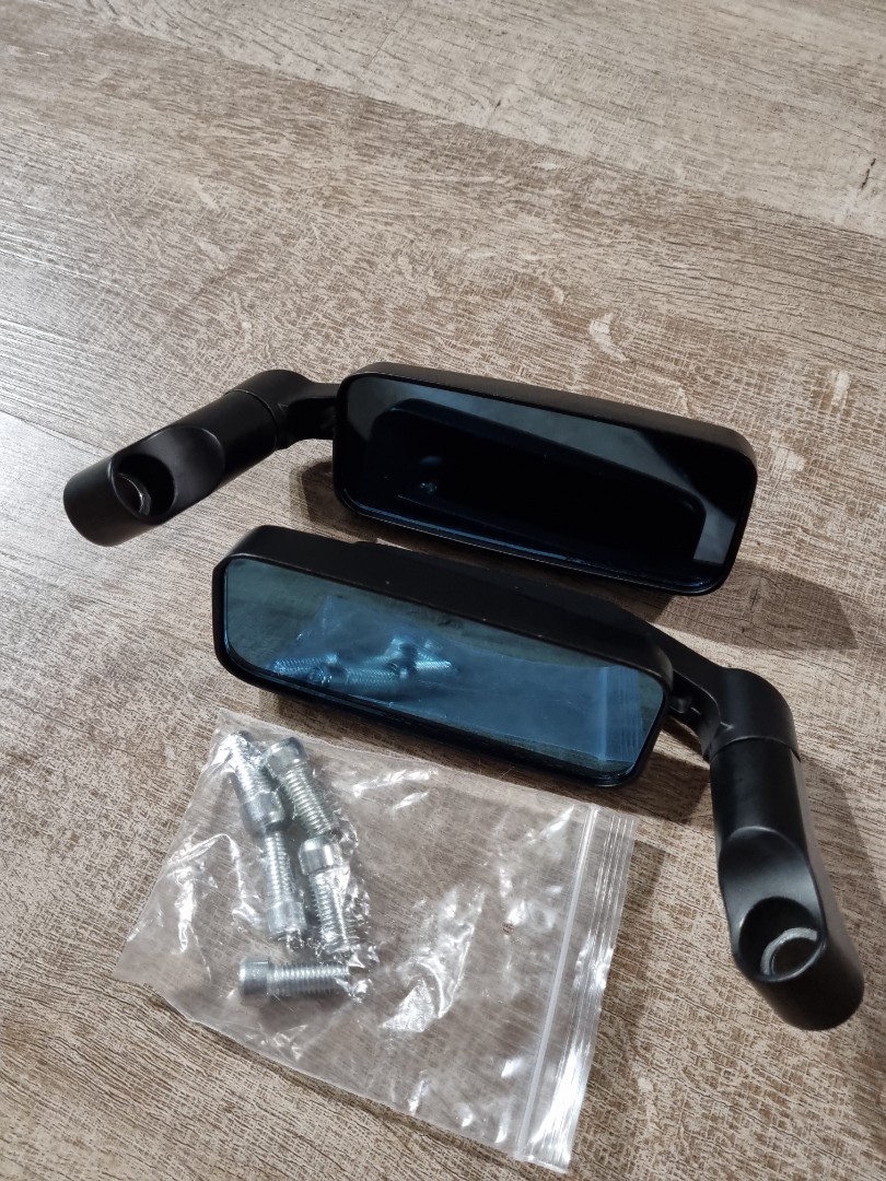 F1 Side mirrors black colour, Motorcycles, Motorcycle Accessories on ...