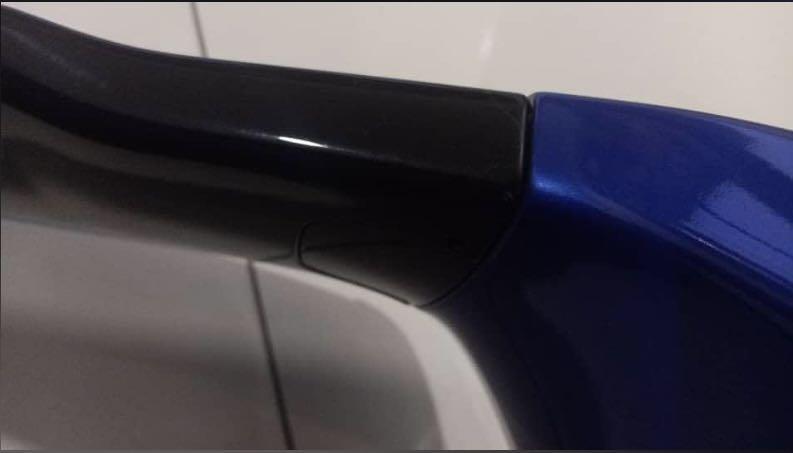 FD2R Stock blue Spoiler, Car Accessories, Accessories on Carousell