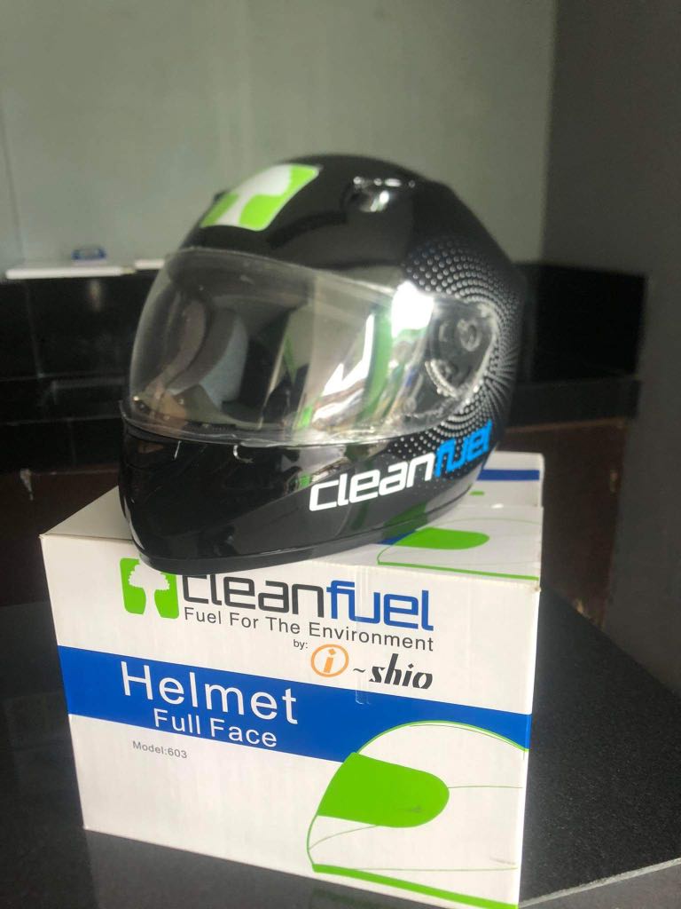 Brand New Full Face Large Helmet (Clean Fuel) , Motorbikes, Motorbike ...