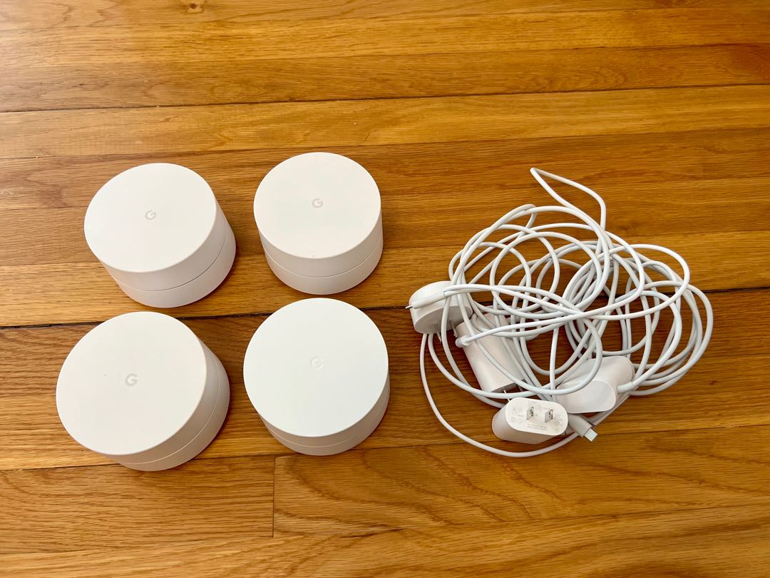 Google Wifi Mesh router set of 4, 電腦＆科技, 電腦周邊及配件, Wifi及上網相關產品 - Carousell