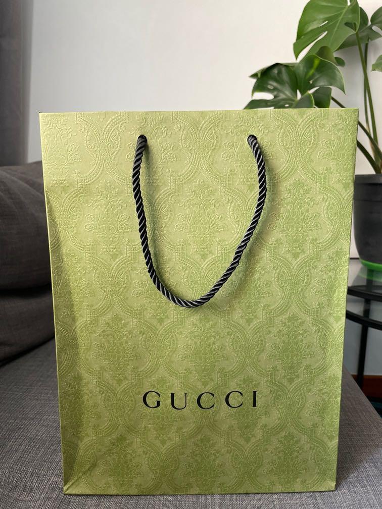 GUCCI Paper Bag & Box, Luxury, Accessories on Carousell