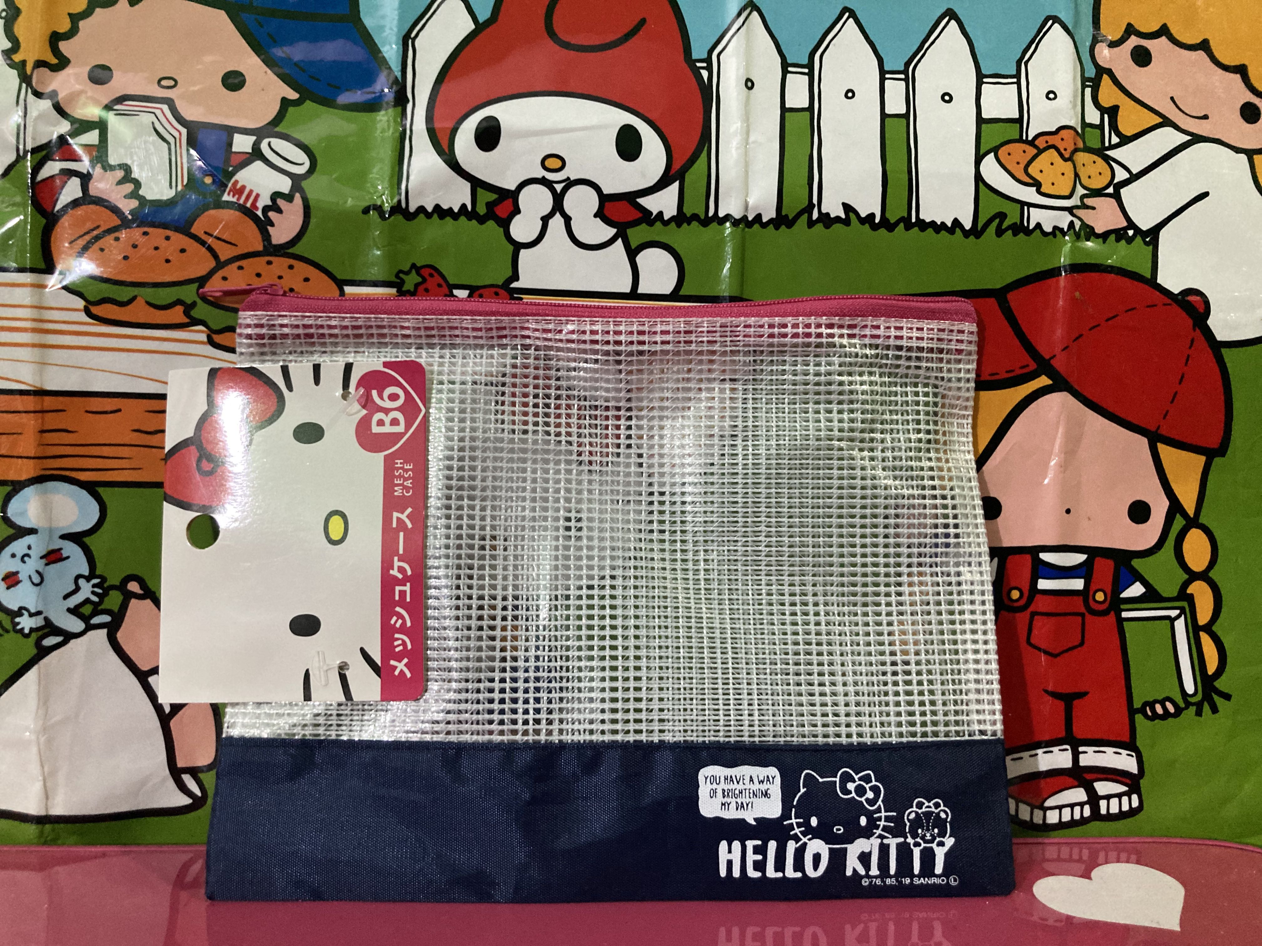 Hello Kitty Mesh Case pouch, Women's Fashion, Bags & Wallets, Purses ...