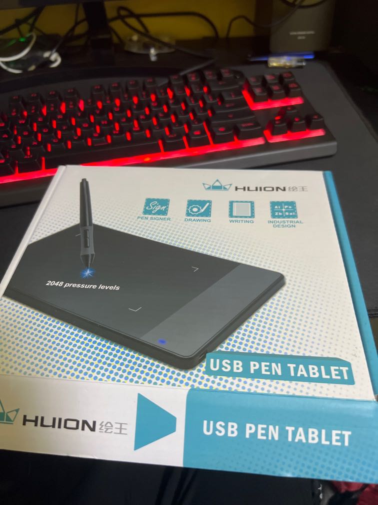 HUION TABLET, Computers & Tech, Parts & Accessories, Other Accessories ...