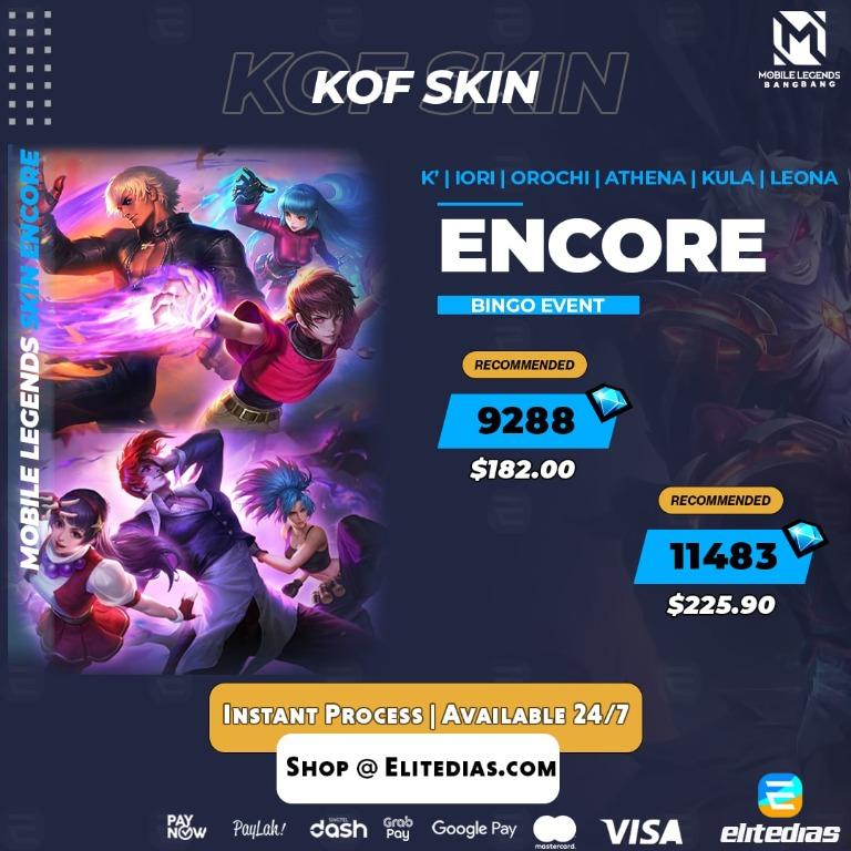 [INSTANT] !!Mobile Legends King of Fighter KOF Resale Event!! Mobile ...