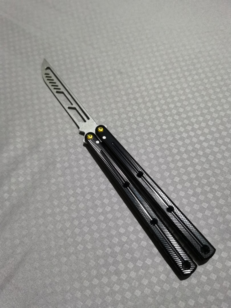 Krake Raken Trainer v2.5 balisong, Hobbies & Toys, Toys & Games on ...