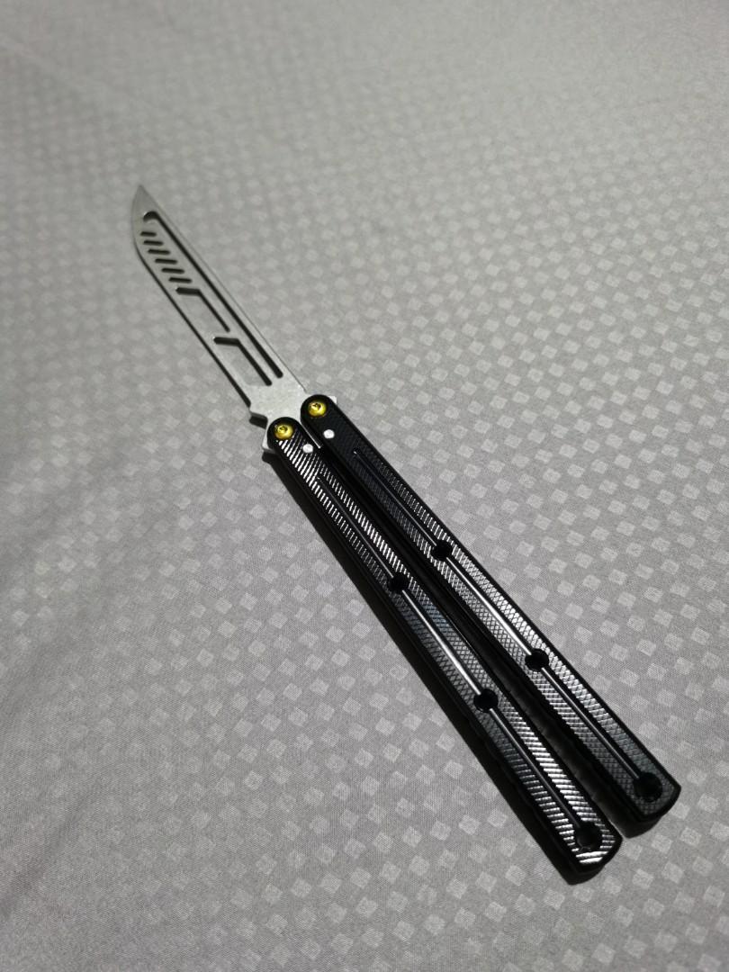 Krake Raken Trainer v2.5 balisong, Hobbies & Toys, Toys & Games on ...