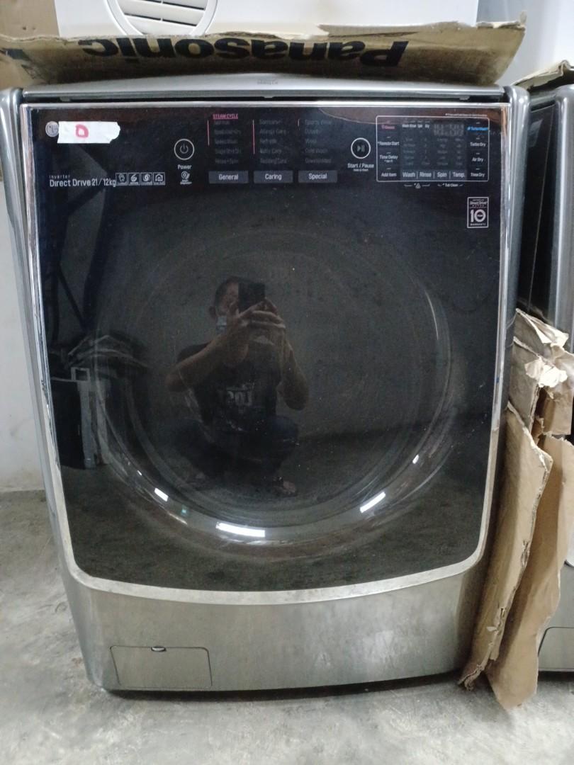 Look new Lg 21kg dd inverter front load washing machine washer warranty 2months, TV & Home ...