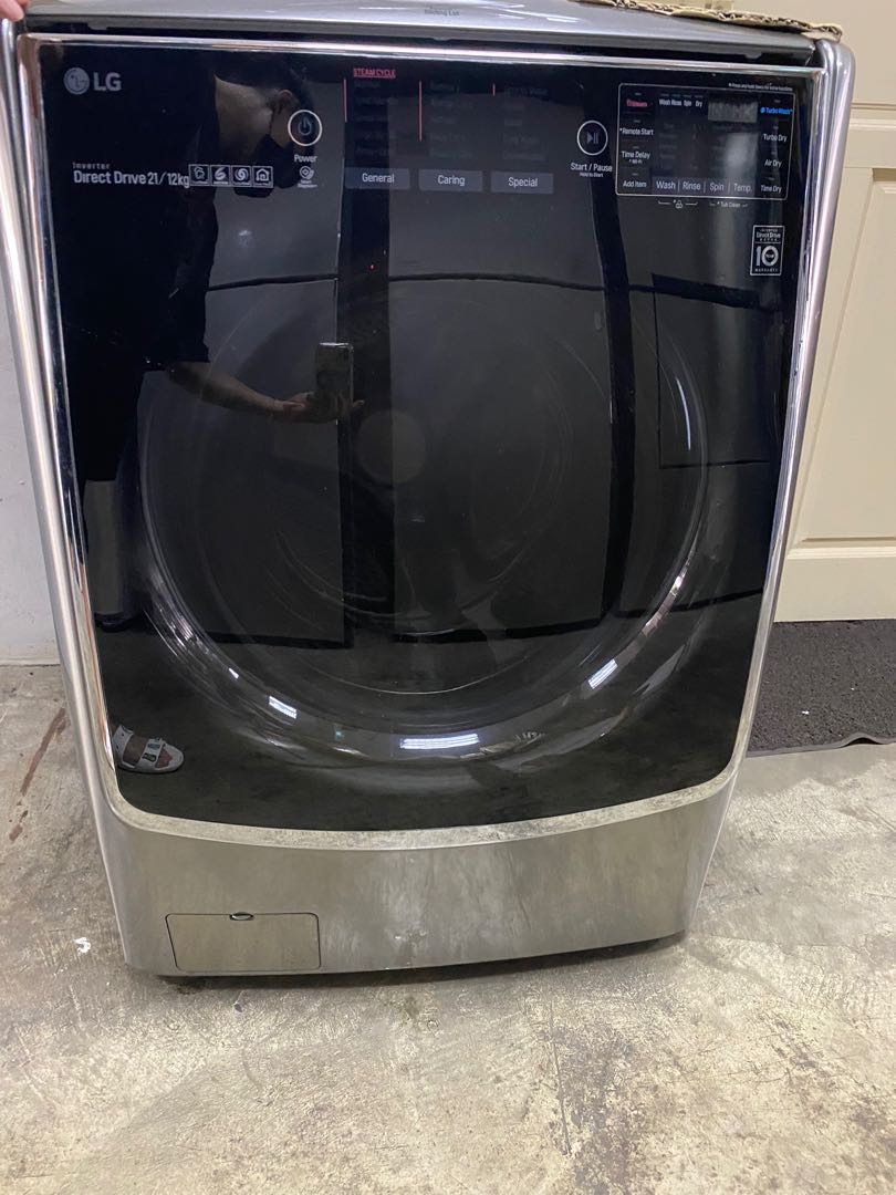 LG 21KG Washer / 12KG Dryer DD Motor Inverter 2in1 Front Loading Washing Machine, TV & Home ...